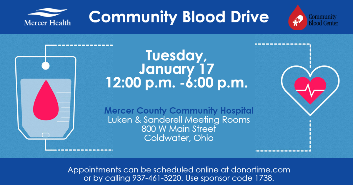 Mercer Health partners with Community Blood Center | Mercer Health
