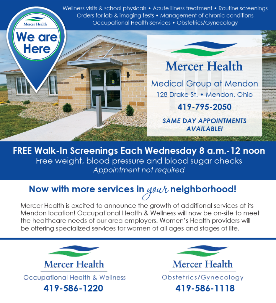 Mercer Health expands services at Mendon location | Mercer Health