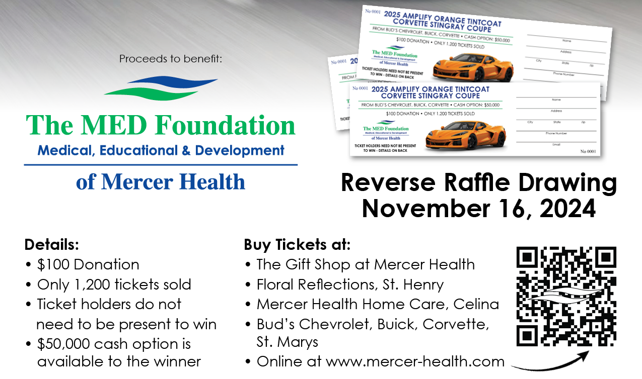 Corvette Raffle | Healthcare Donations | Mercer Health