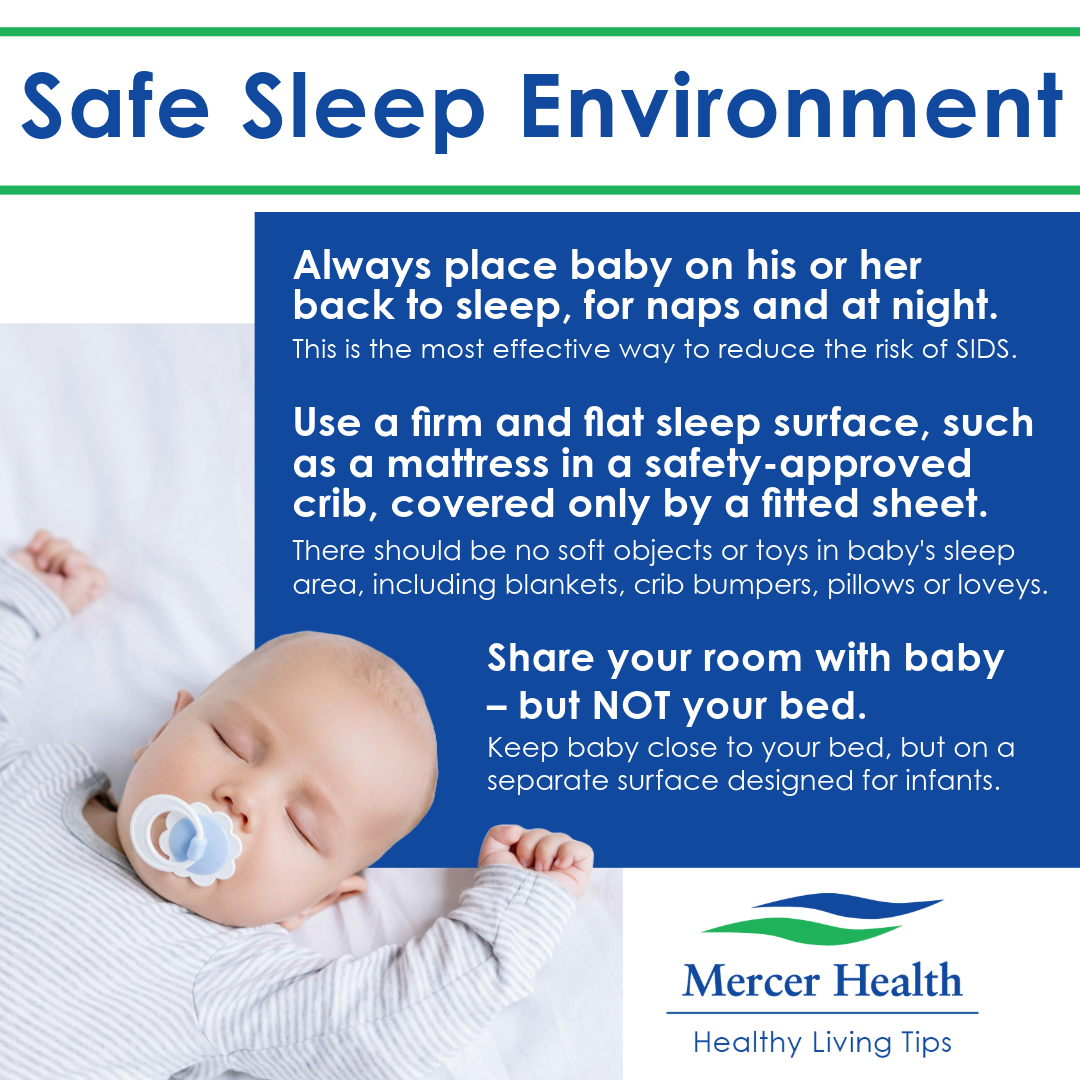 Safe Sleep Environment for Babies | Mercer Health
