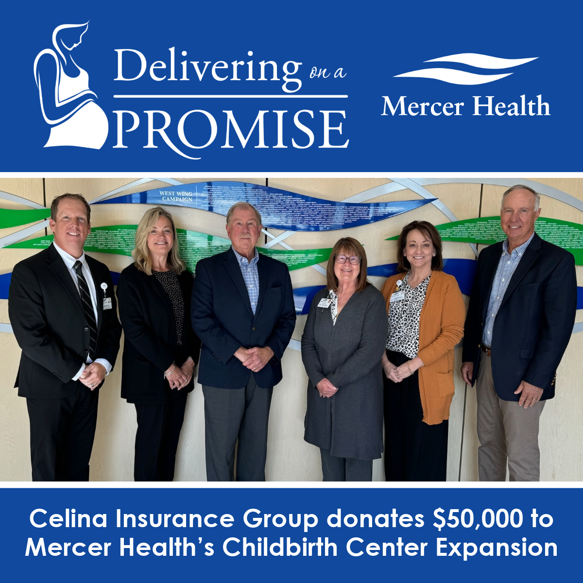 Celina Insurance Group donates $50,000 to Mercer Health’s Childbirth ...