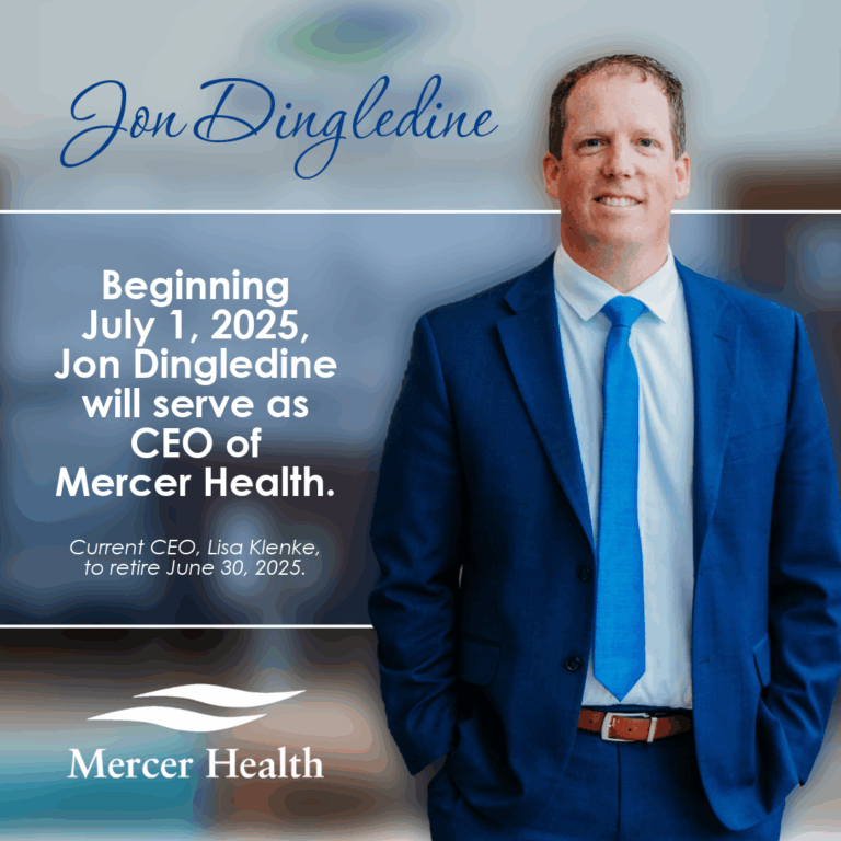 Jon Dingledine to be next CEO at Mercer Health | Mercer Health