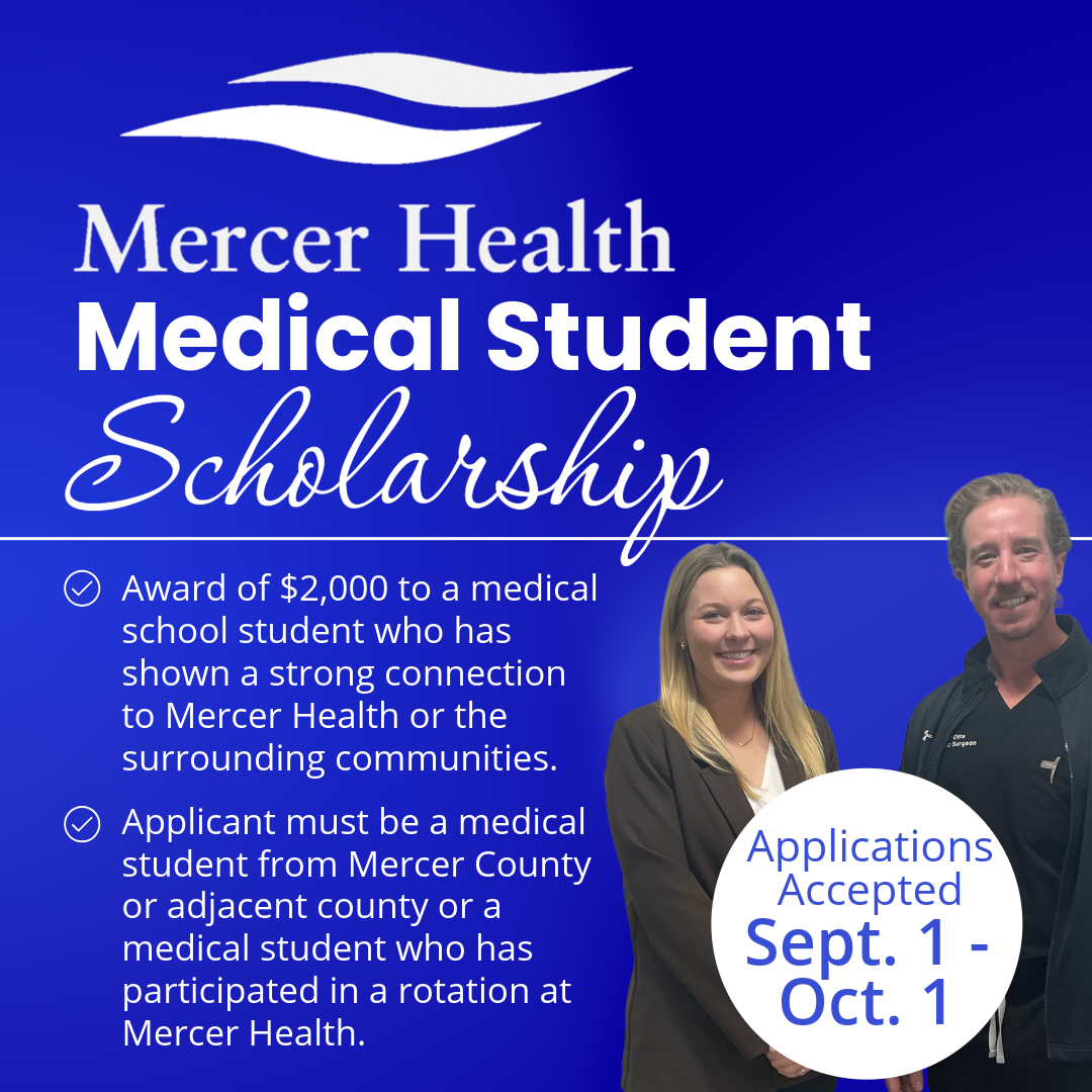 Mercer Health Medical Student Scholarship Applications Open September 1 ...