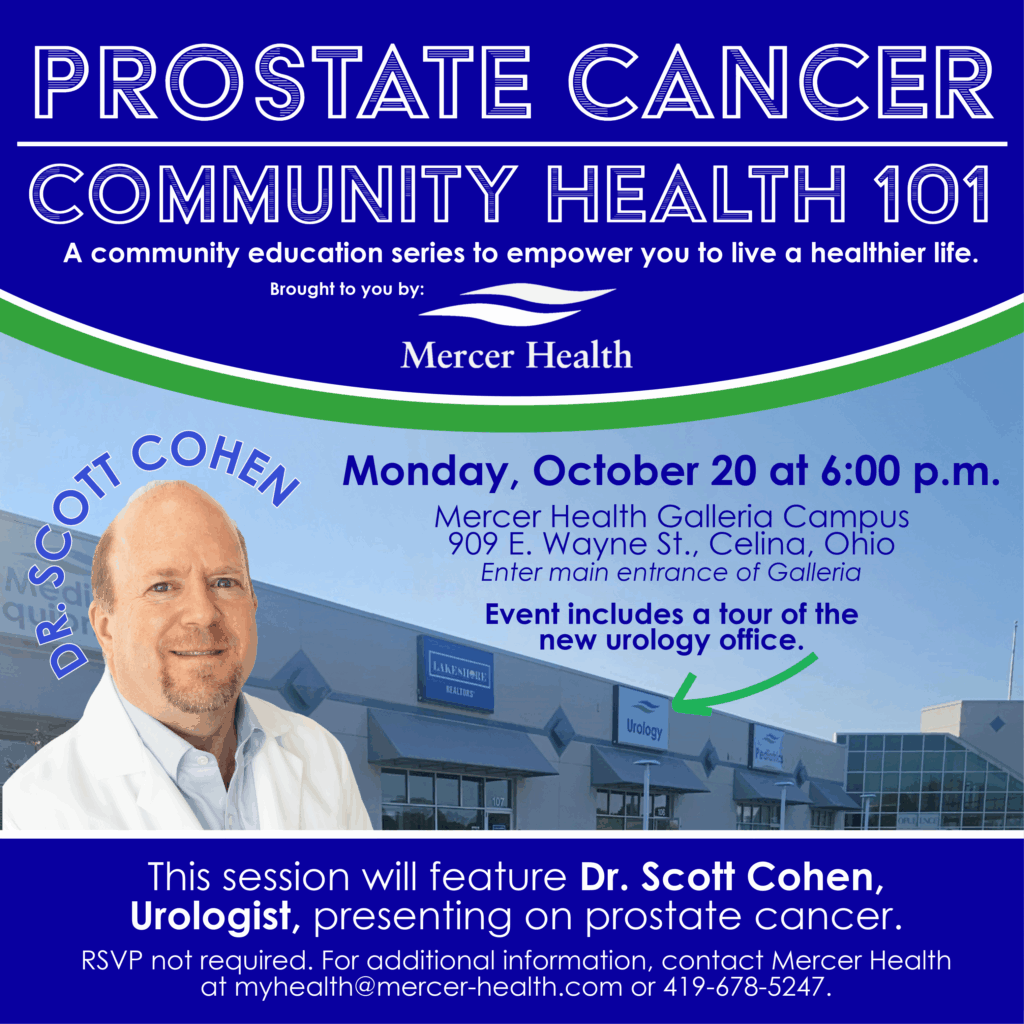 Mercer Health announces next Community Education: Prostate Cancer | Mercer Health