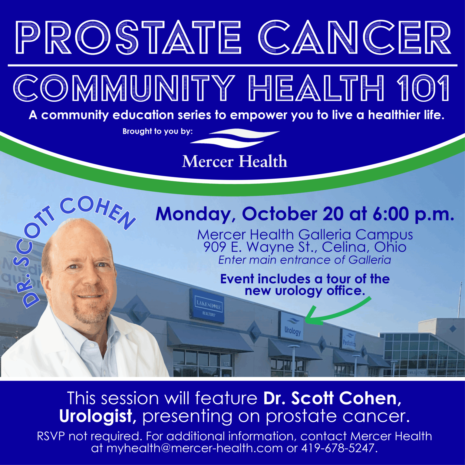 Mercer Health announces next Community Education: Prostate Cancer ...