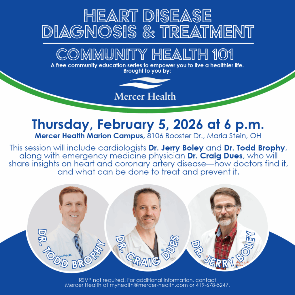 Mercer Health announces next Community Health Education: Heart Disease ...
